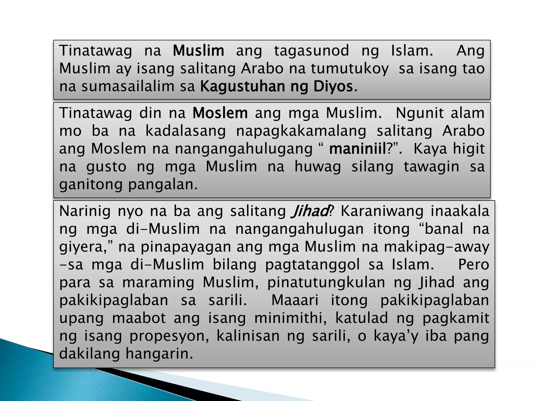 Mga pangunahing relihiyon sa mundo | PPTX