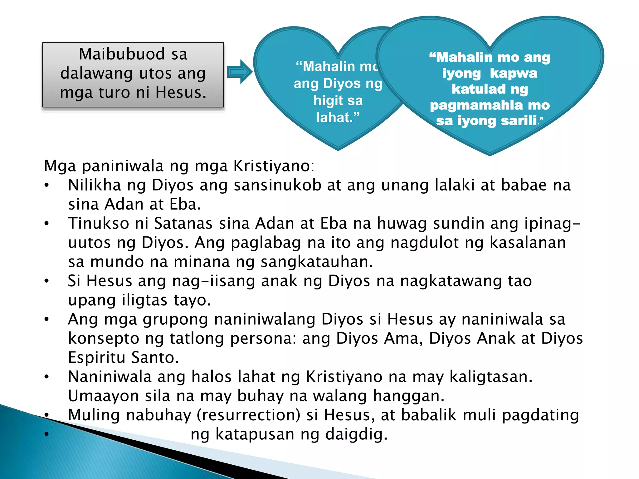 Mga pangunahing relihiyon sa mundo | PPTX