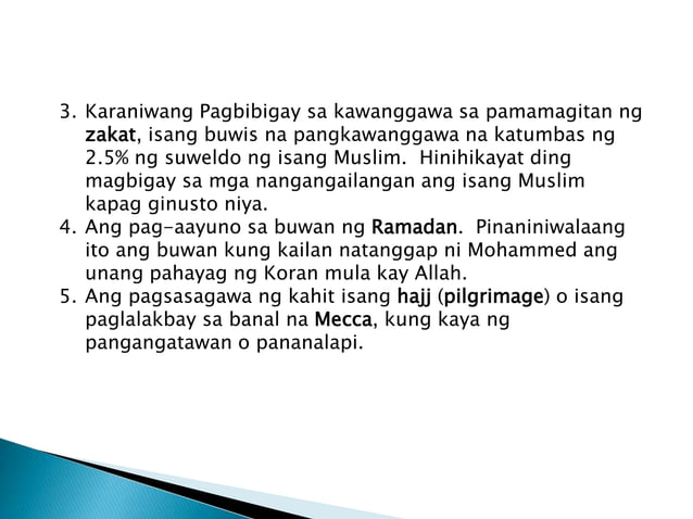 Mga pangunahing relihiyon sa mundo | PPTX