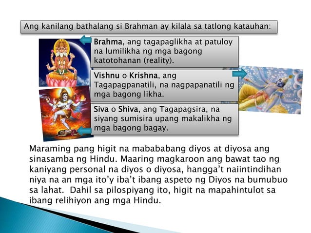 Mga pangunahing relihiyon sa mundo | PPTX