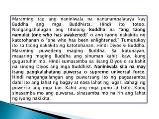 Mga pangunahing relihiyon sa mundo | PPTX