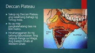 Mga pangunahing talampas, kapatagan , steppe at | PPTX