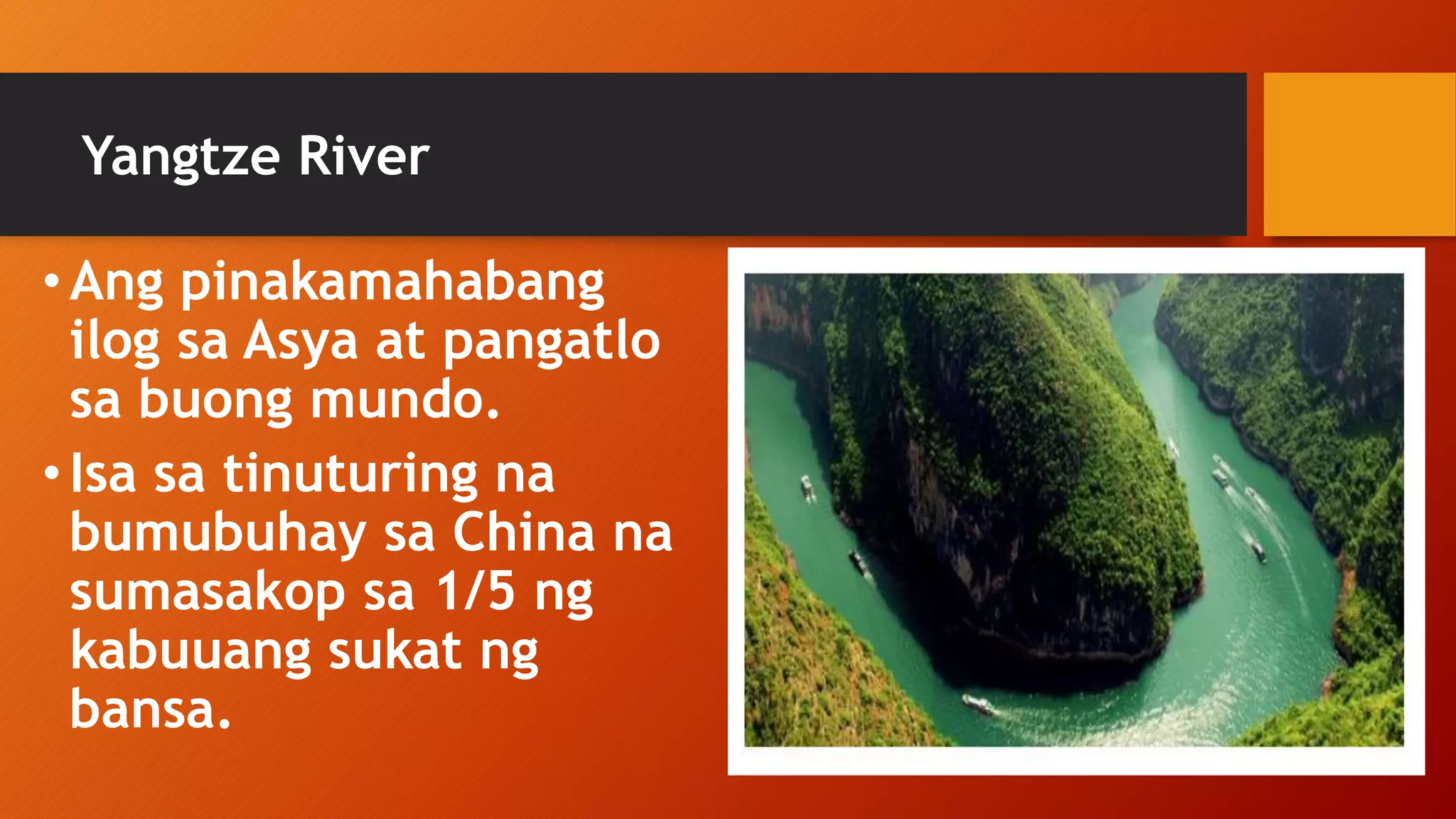 Mga pangunahing tubig alat sa asya | PPT