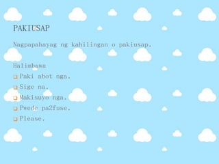 Mga pangungusap na walang paksa | PPTX