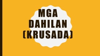 Mga pangyayaring nagbigay daan sa pag-usbong ng europe sa panahong ...