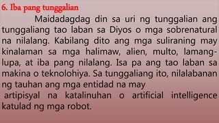 Mga panloob at panlabas na tunggalian | PPTX