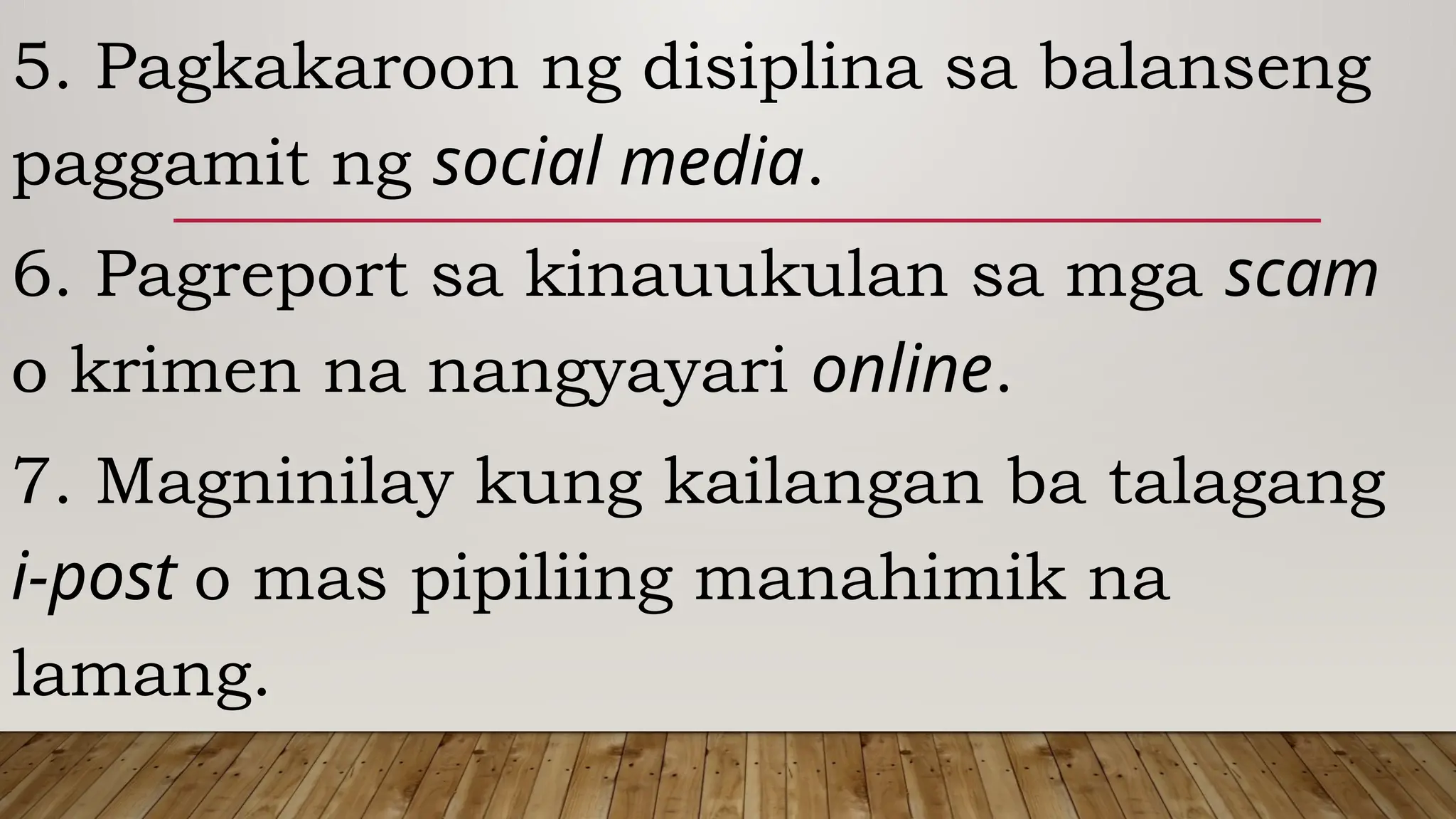 Mga Paraan ng Mapanagutang Paggamit ng Social Media.pptx