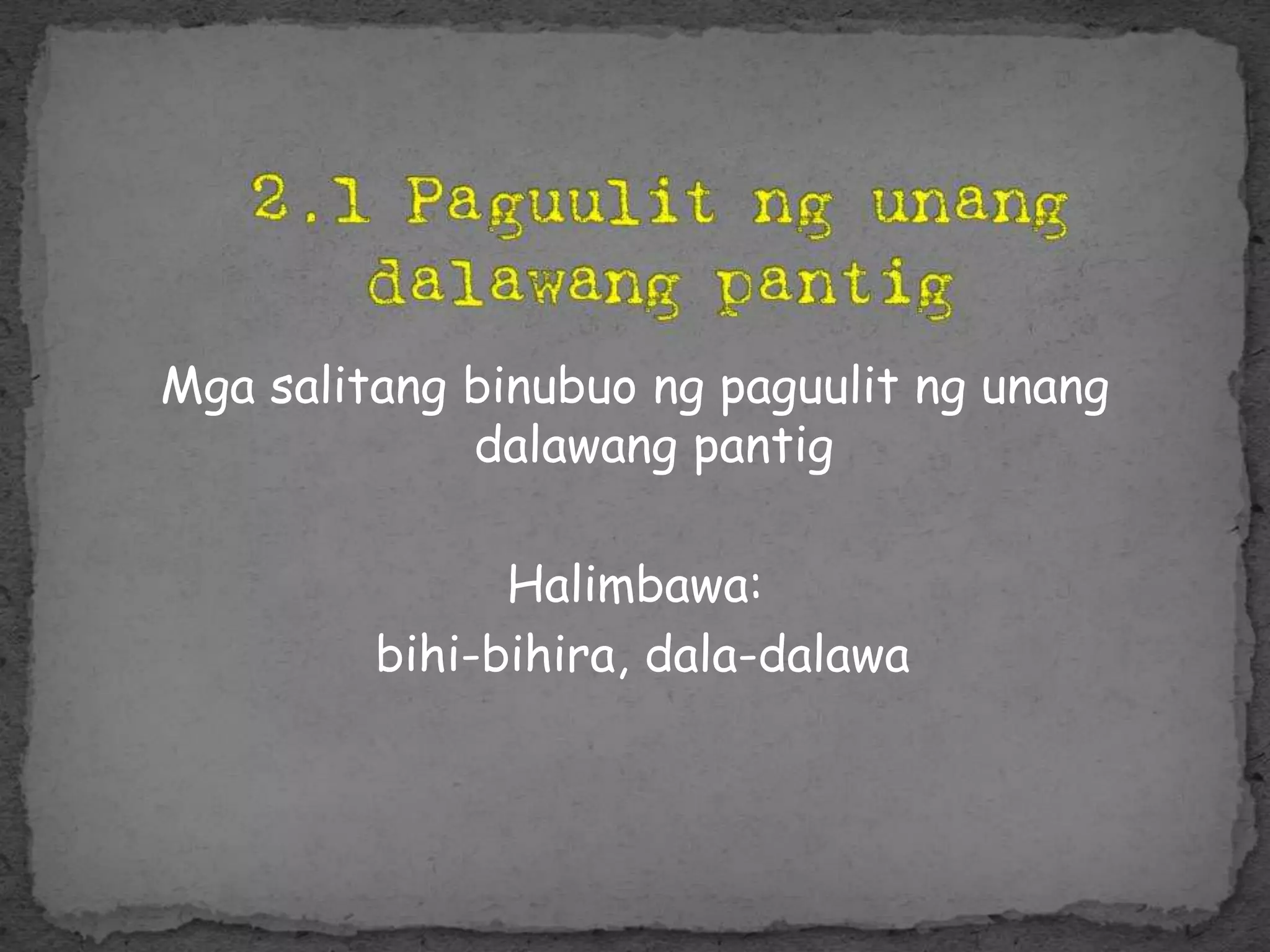 Mga paraan ng pagbubuo ng salita | PPTX