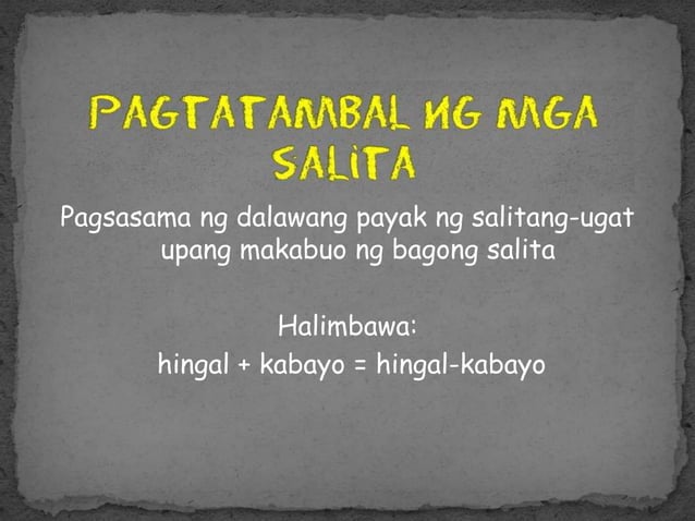 Mga paraan ng pagbubuo ng salita | PPTX