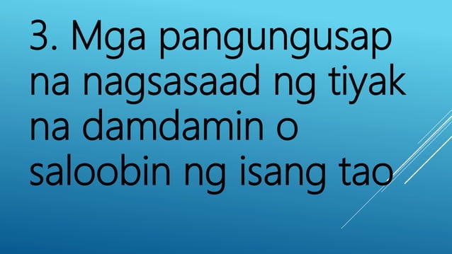 Mga paraan ng pagpapahayag ng emosyon | PPTX