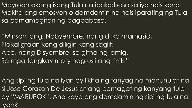 Mga PARAAN NG PAGPAPAHAYAG NG EMOSYON O DAMDAMIN.pptx