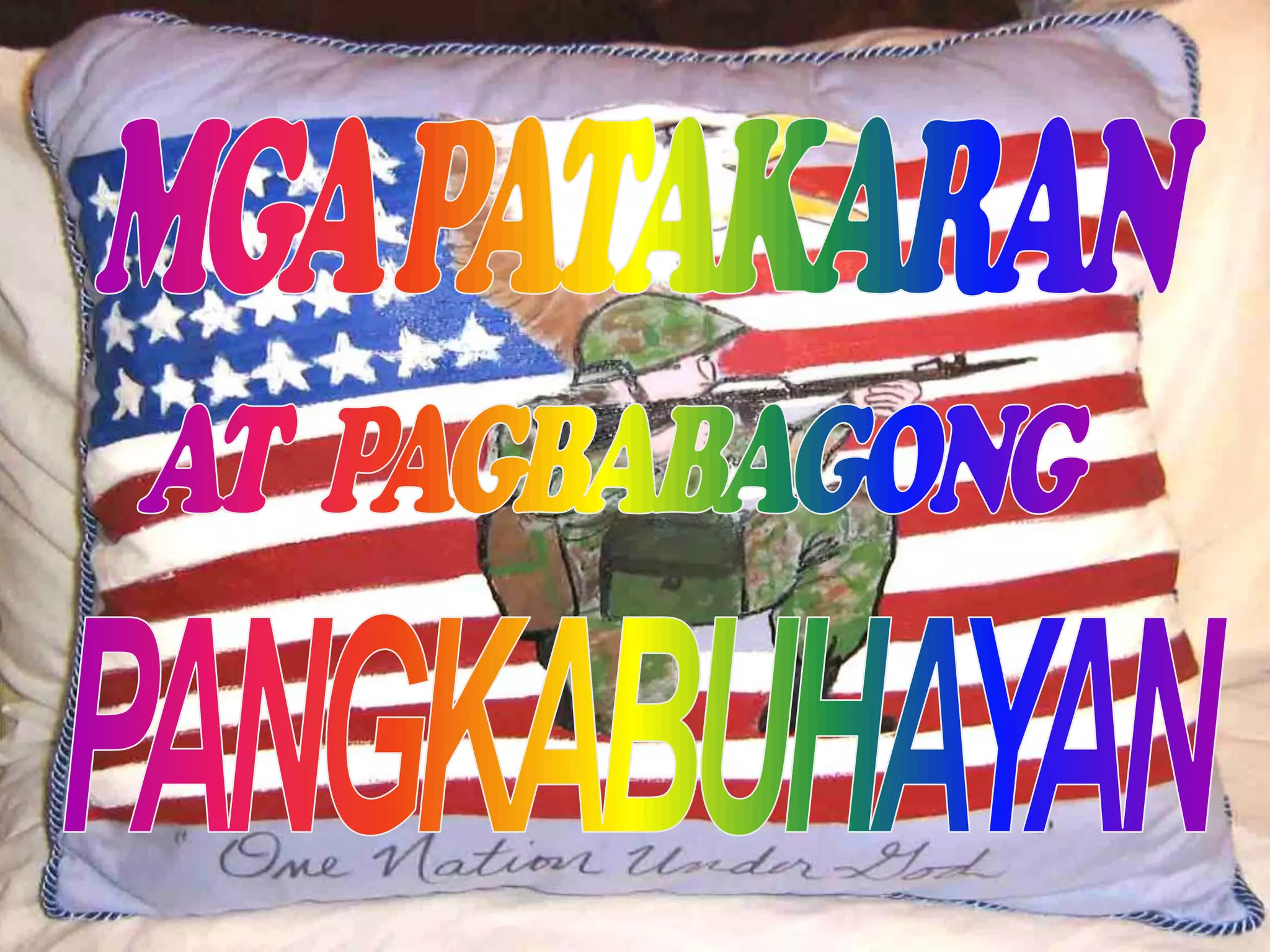Mga patakaran at pagbabagong pangkabuhayan (history) | PPTX