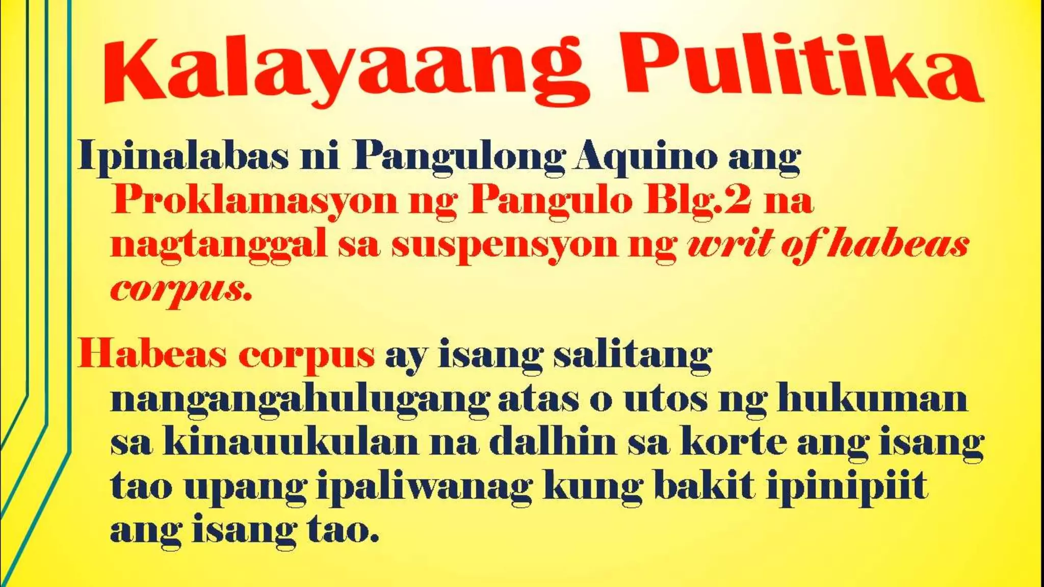 Mga Patakaran at Programa ng Pamahalaan aquino Tungo sa Pag-unlad ng ...