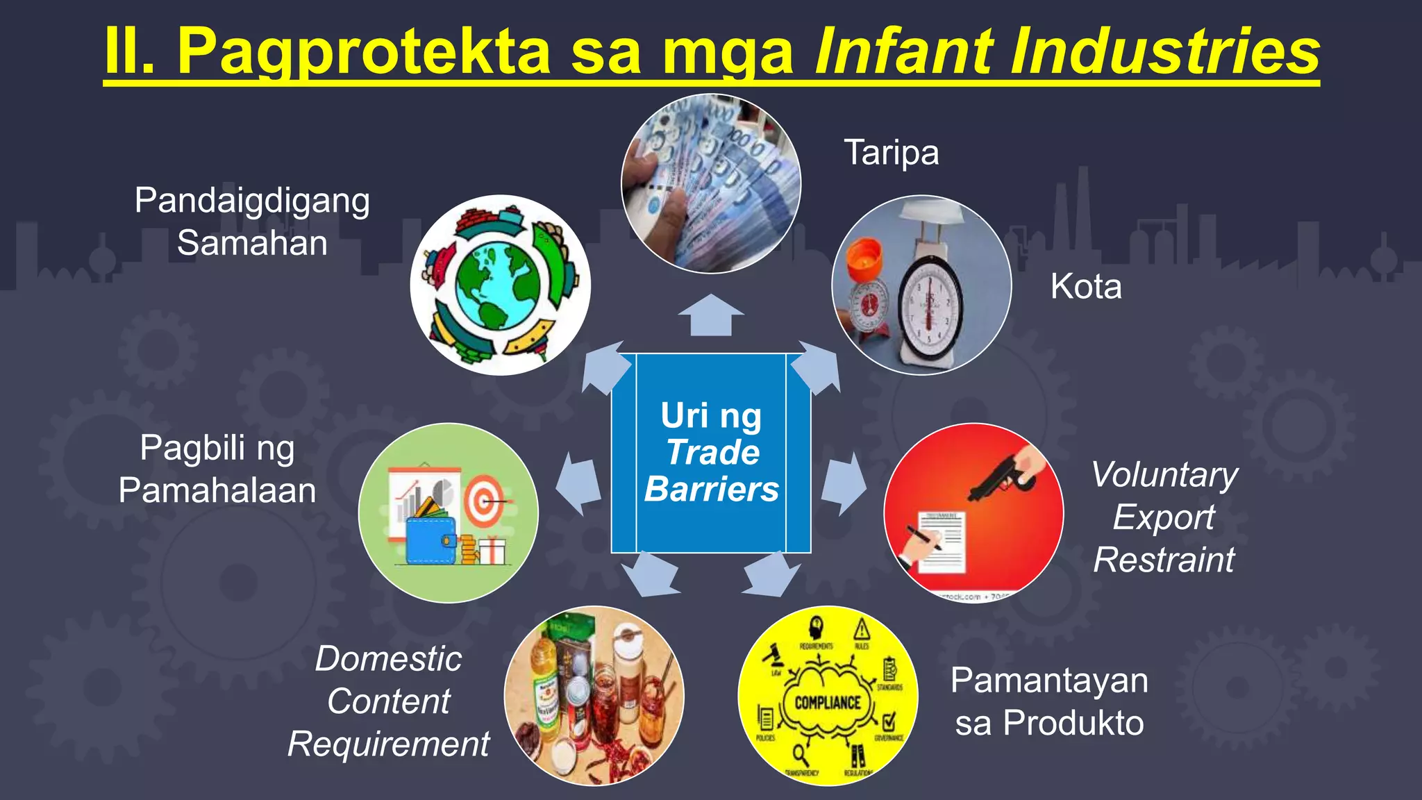 Mga Patakarang Pang-Ekonomiya ng Pilipinas sa Kalakalang Panlabas | PPTX