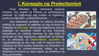 Mga Patakarang Pang-Ekonomiya ng Pilipinas sa Kalakalang Panlabas | PPTX