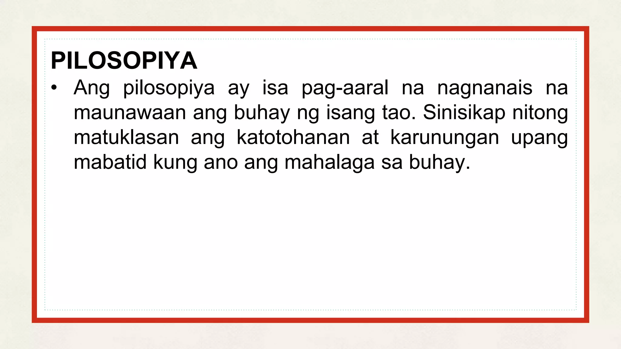 Mga Pilosopiya Sa Asya | PPTX
