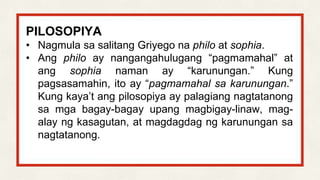Mga Pilosopiya Sa Asya | PPTX