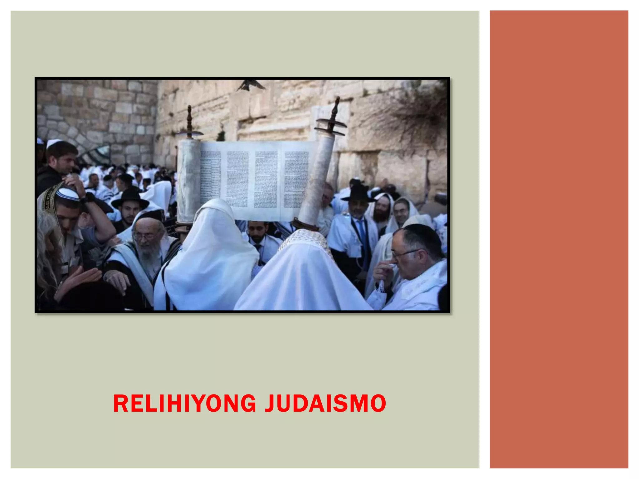 Mga Relihiyong Sumibol sa Kanlurang Asya at Judaismo | PPTX