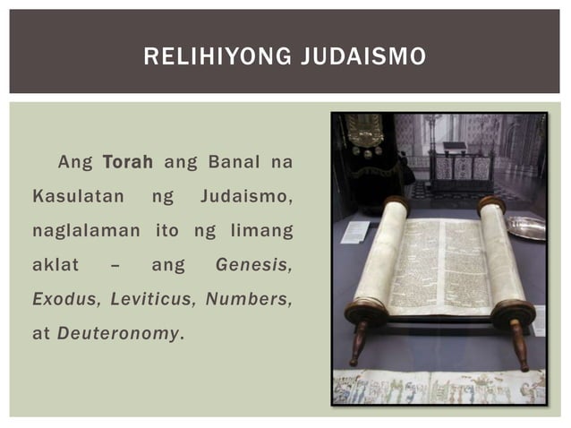 Mga Relihiyong Sumibol sa Kanlurang Asya at Judaismo | PPTX
