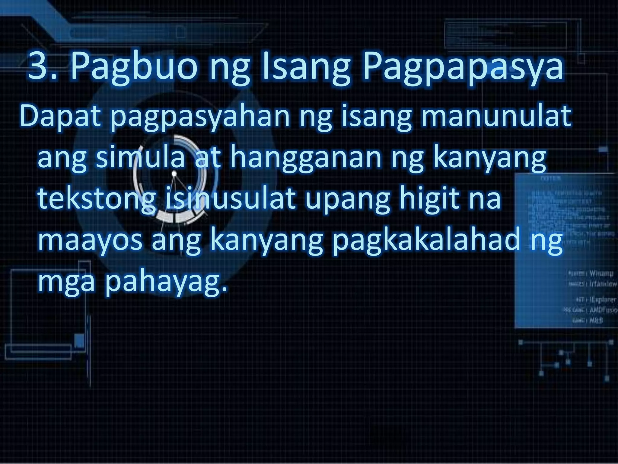 Mga pilosopiya ng pagsulat | PPTX