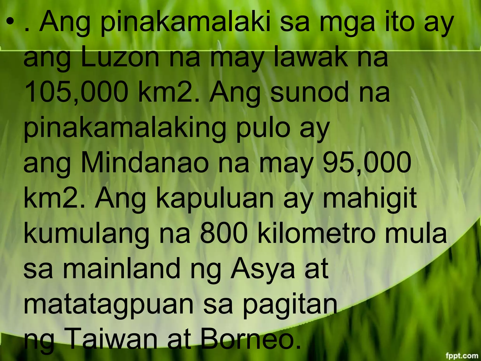 Mga pinagkukunang yaman sa pilipinas | PPTX