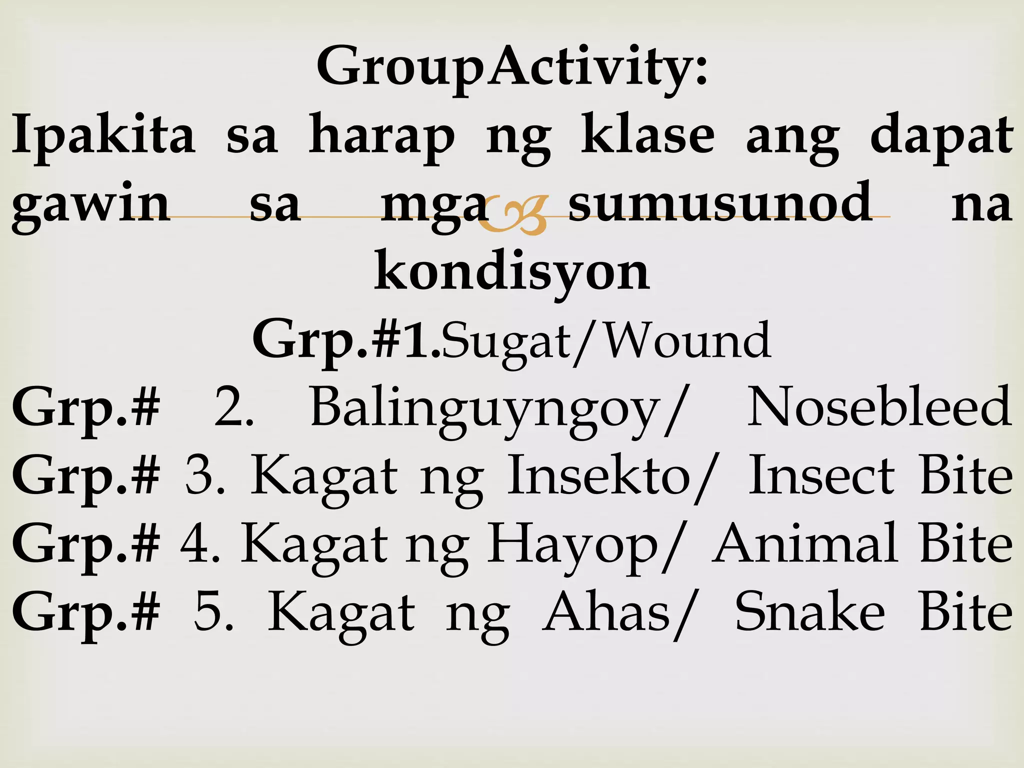 mga pinsala at kondisyon sa pagsasagawa ng badaging.pptx