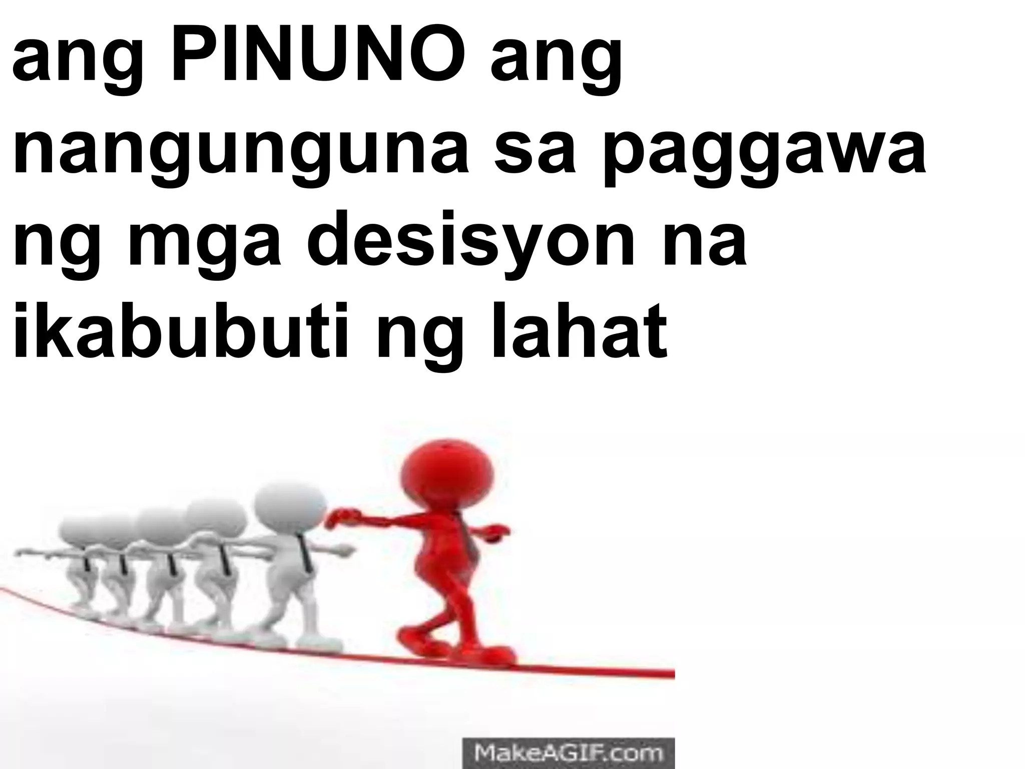 Mga pinuno ng Pilipinas | PPTX