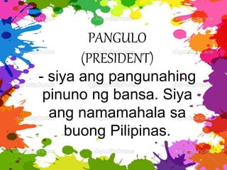 Mga pinuno ng Pilipinas | PPTX