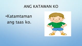 Mga pisikal na katangian ko bilang pilipino | PPTX