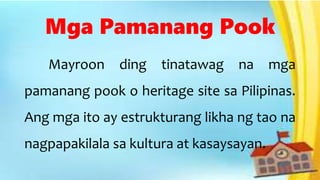 Mga Pook Pasyalan | PPTX
