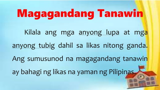 Mga Pook Pasyalan | PPT