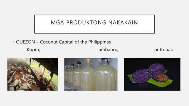 Mga produkto at kalakal sa mga lalawigan | PPTX