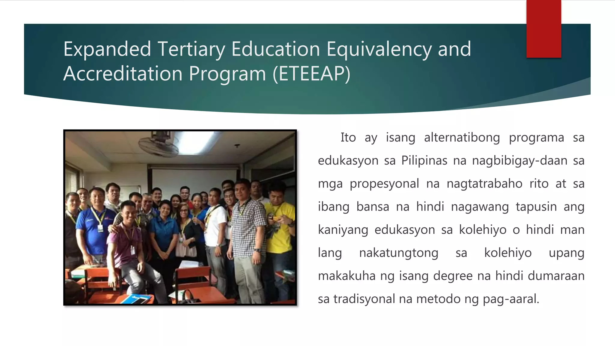 Mga Programa ng Pamahalaan para sa Pagkakapantay-pantay sa Edukasyon | PPTX