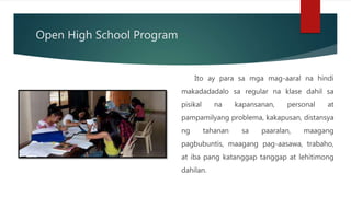 Mga Programa ng Pamahalaan para sa Pagkakapantay-pantay sa Edukasyon | PPTX