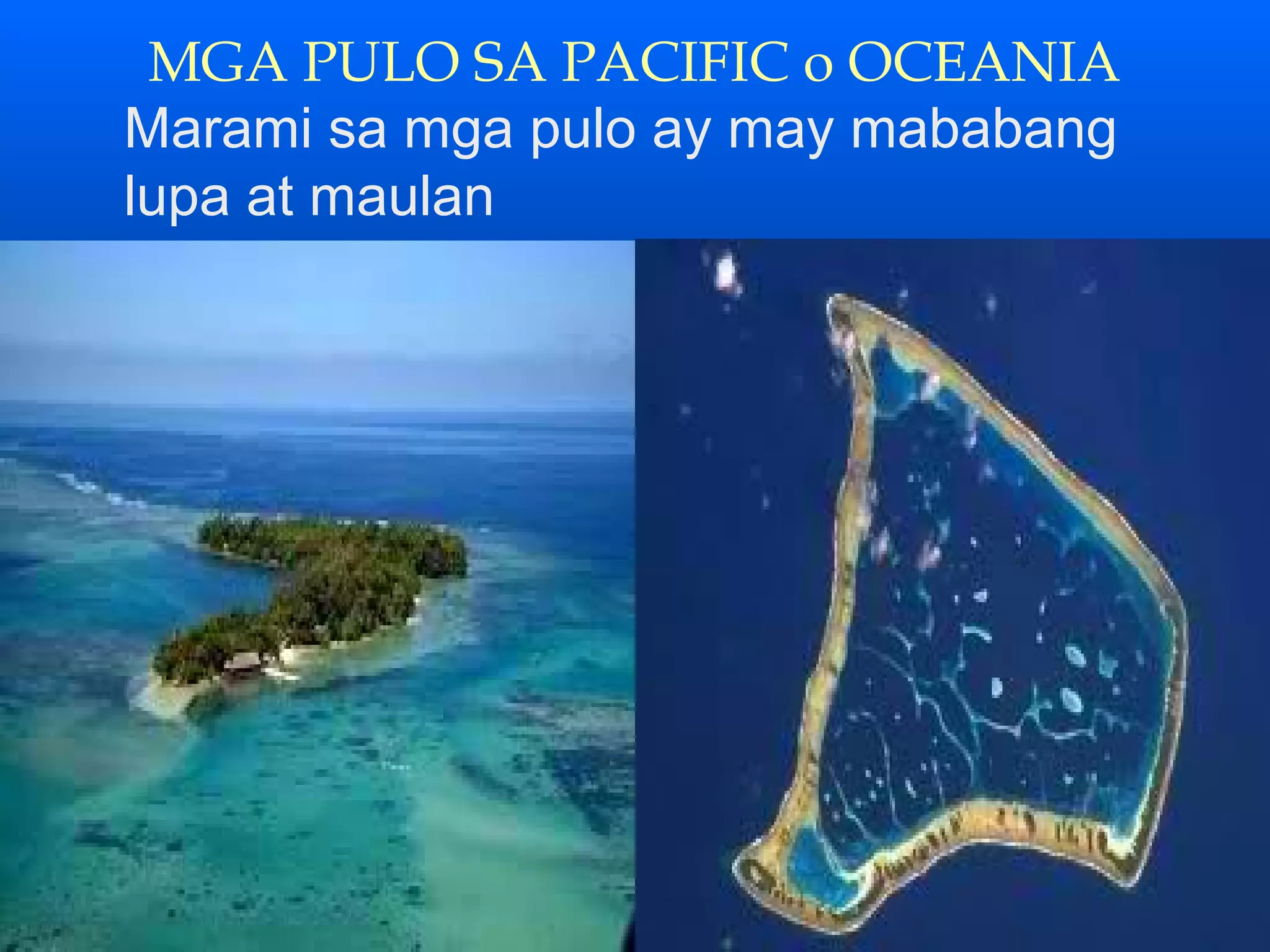 Mga pulo sa pacific | PPT