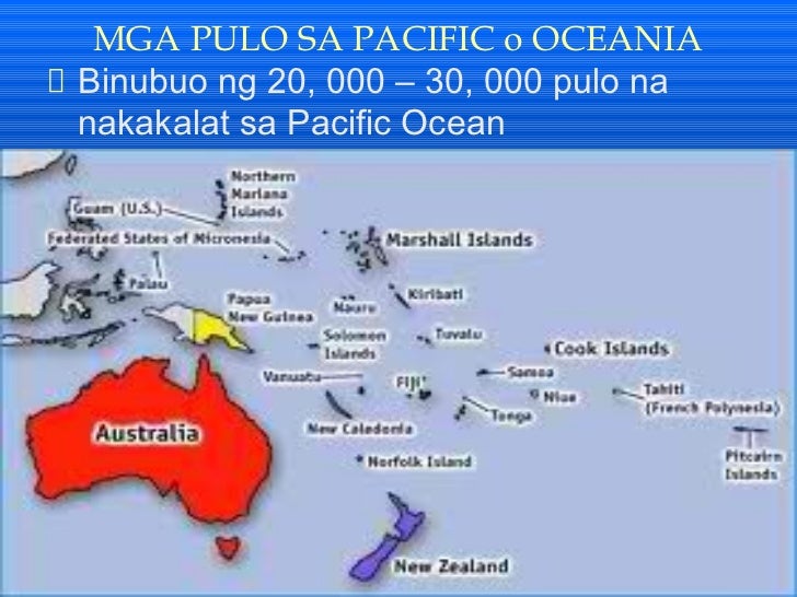 Mga pulo sa pacific