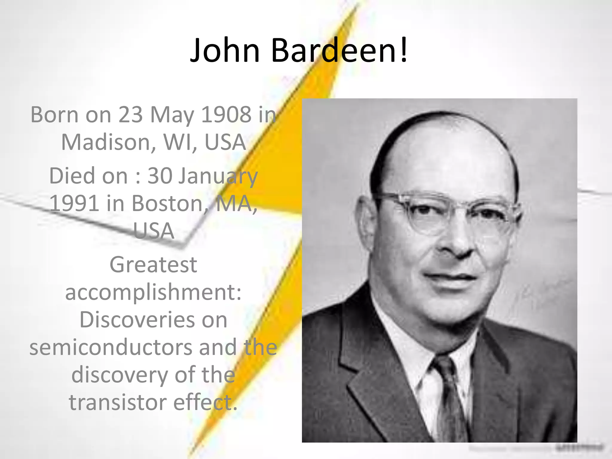 John Bardeen | PPT