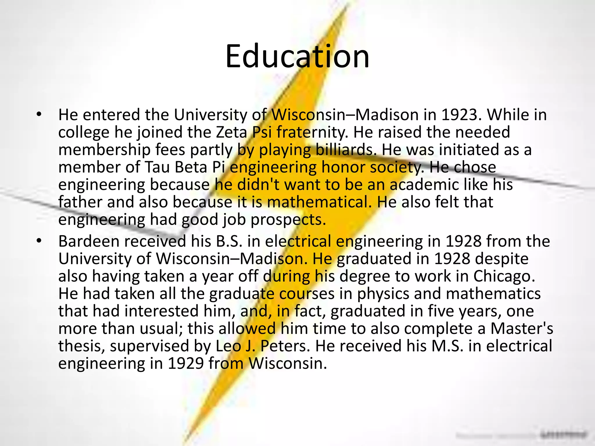 John Bardeen | PPT