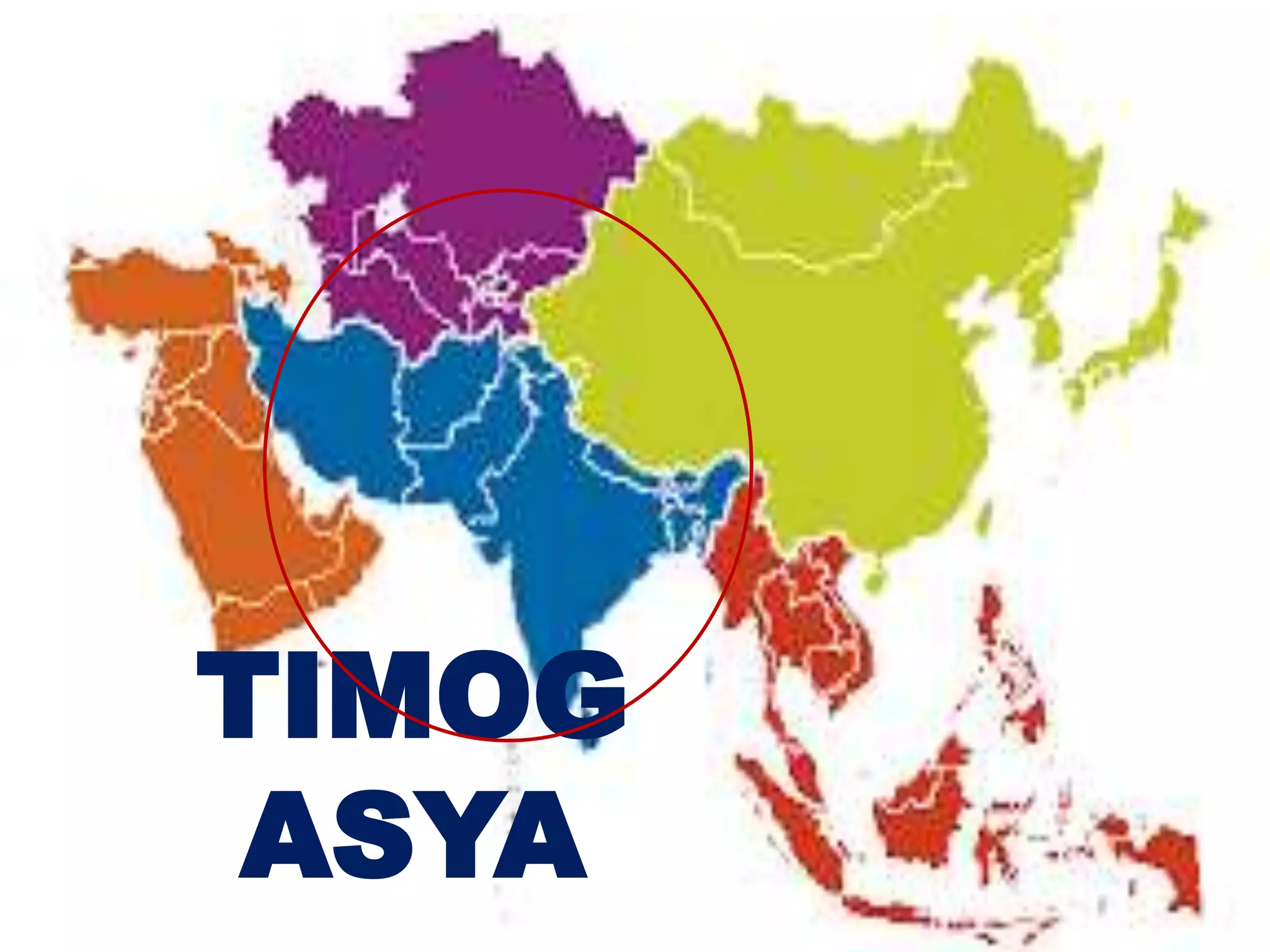 Mga rehiyon sa asya | PPTX