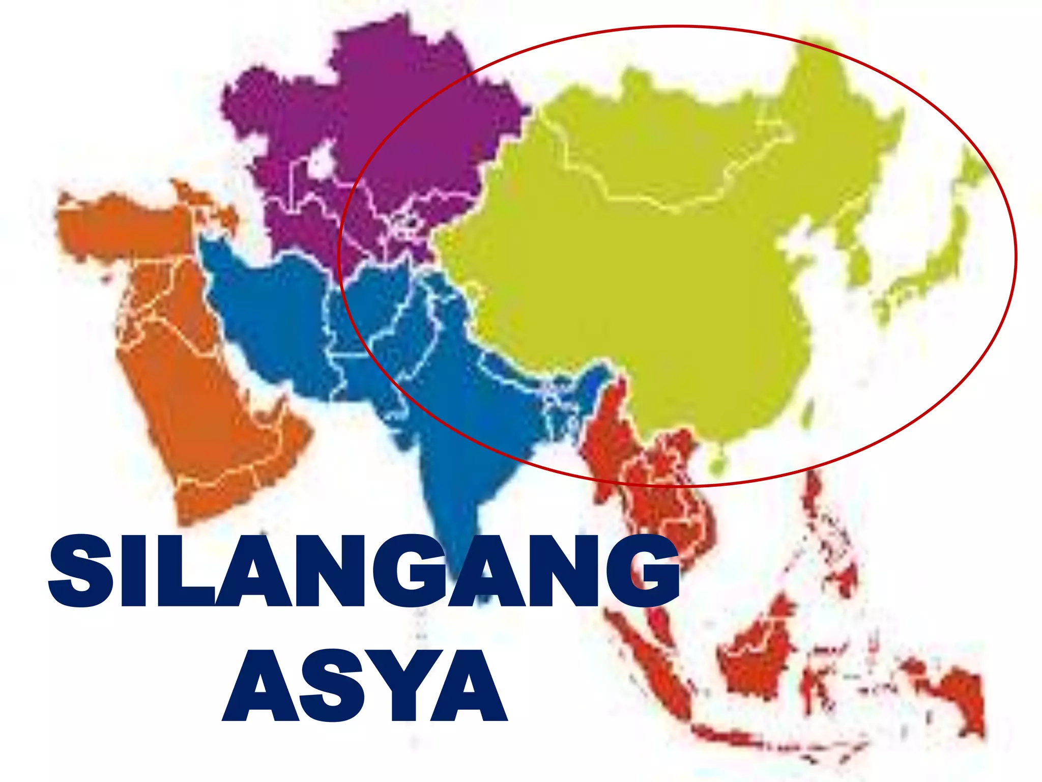 Mga rehiyon sa asya | PPTX