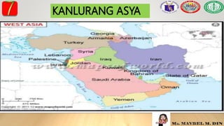 Mga rehiyon sa asya | PPTX