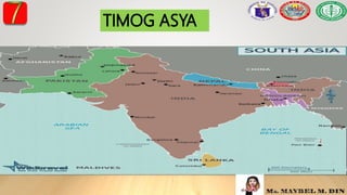 Mga rehiyon sa asya | PPTX