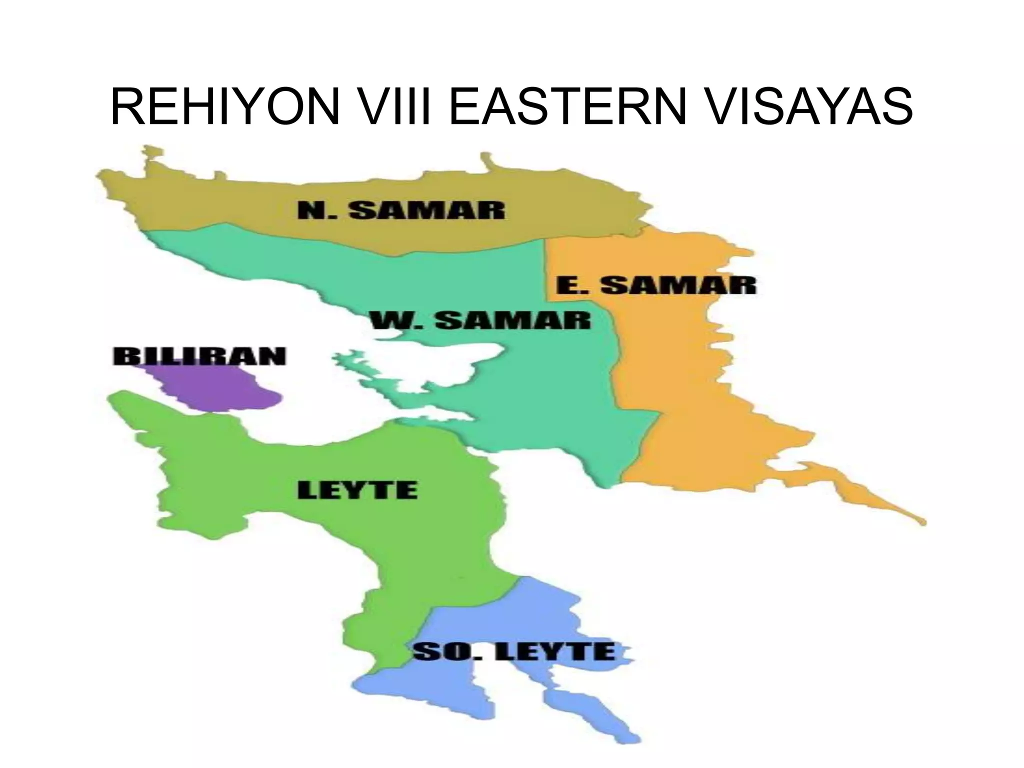 Mga rehiyon sa visayas | PPTX