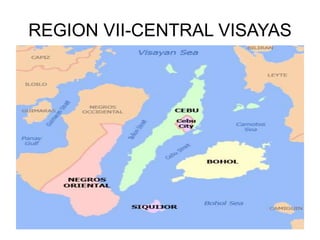 Mga rehiyon sa visayas | PPTX