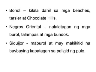 Mga rehiyon sa visayas | PPTX