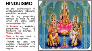 MGA RELIHIYON SA ASYA | PPT