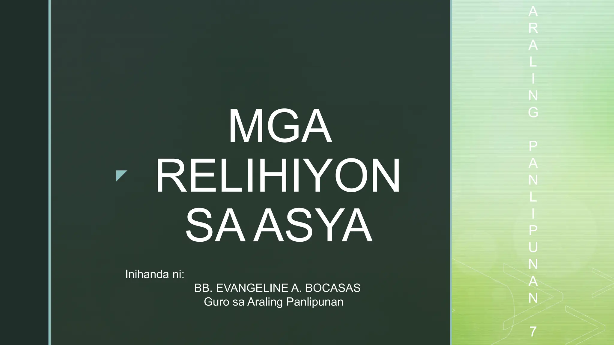 MGA RELIHIYON SA ASYA.pptx