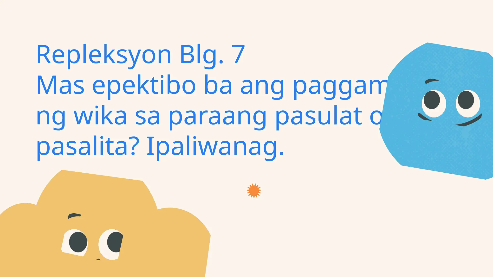Mga Repleksyon Filipino. 11 [Autosaved].pptx