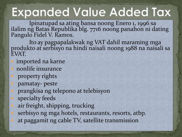 Mga reporma sa pagbubuwis | PPTX