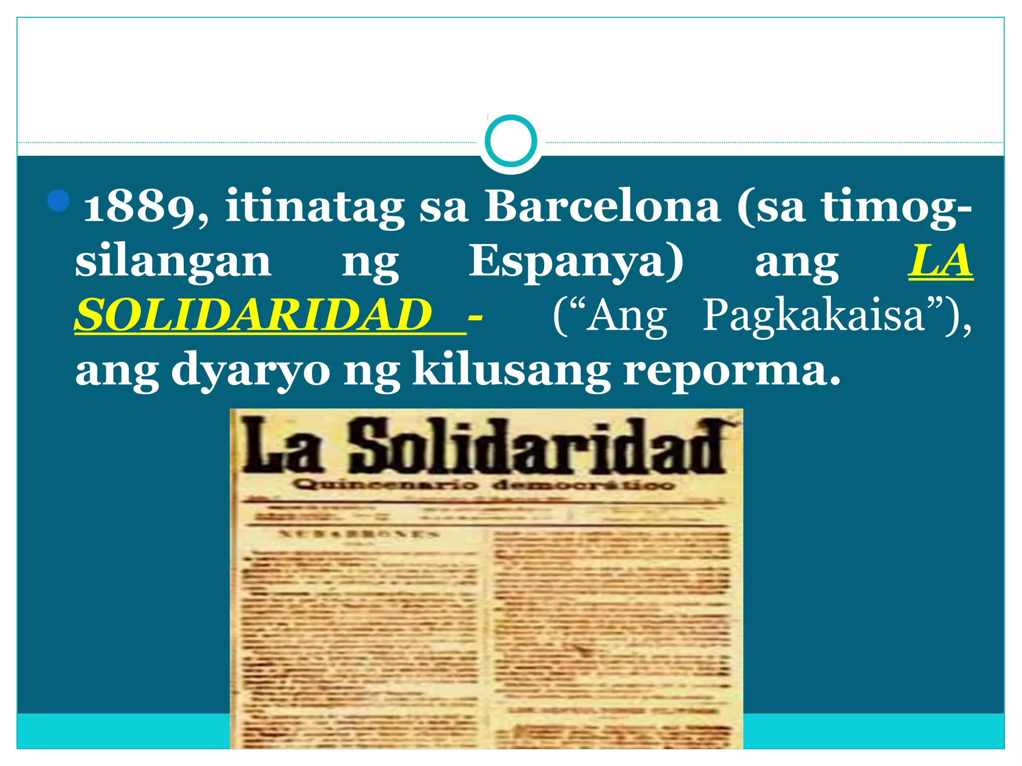 Mga repormista | PPT
